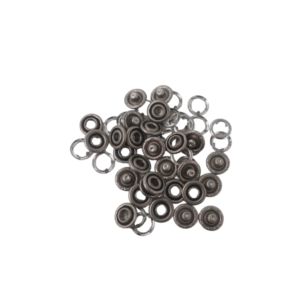 10mm PRYM Snap Poppers - Stainless Steel (Pack of 10) - Trimming Shop